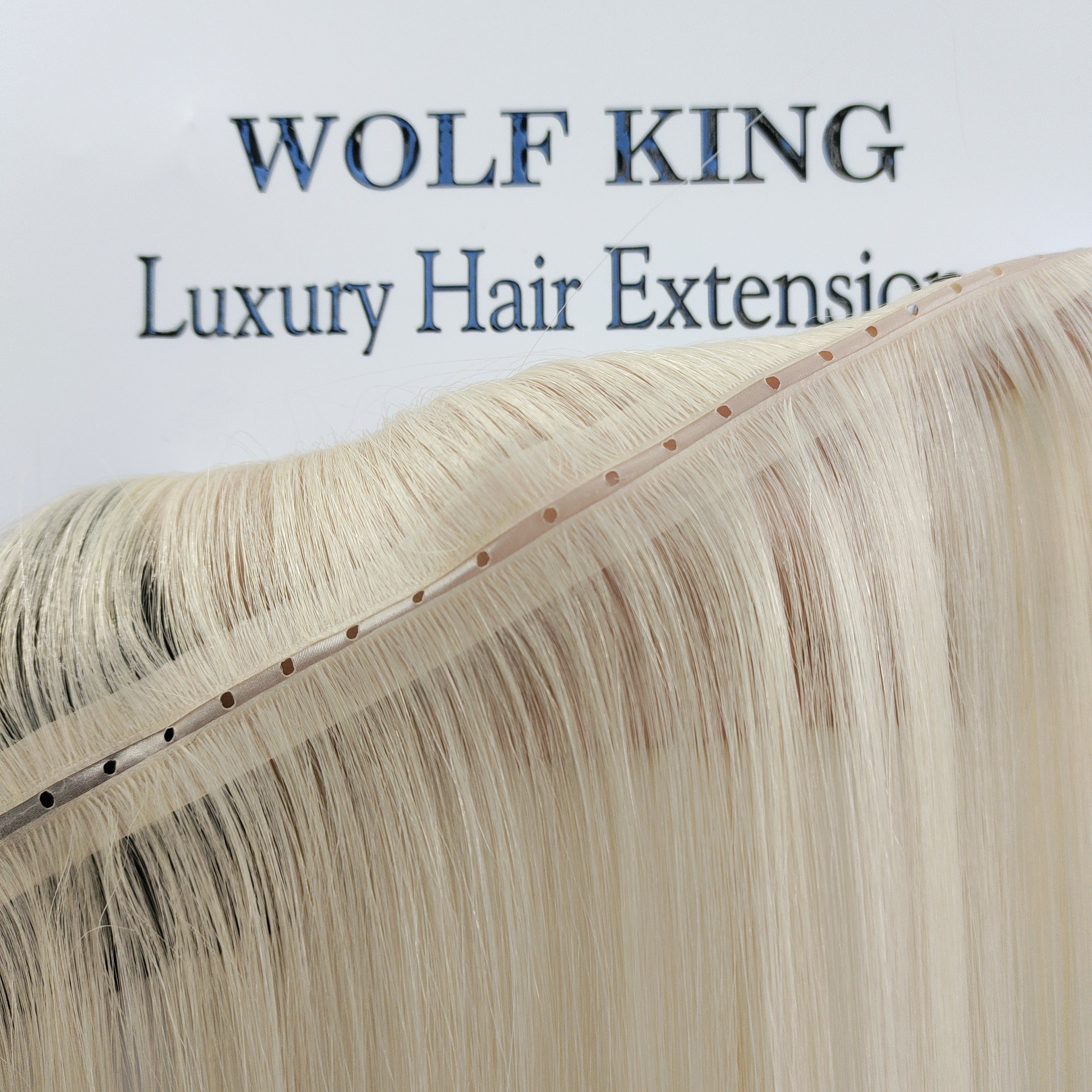twin tabs hair weft 20A Russian double drawn 100g – Qingdao Wolf King ...